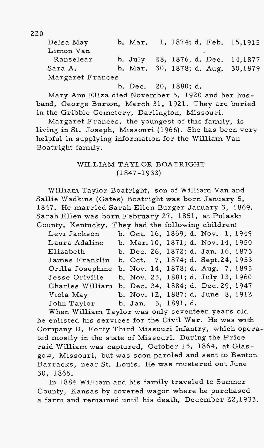 Historical Southern Families