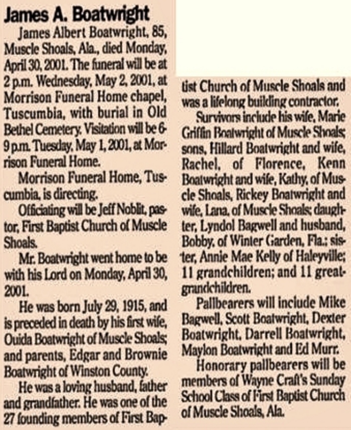 Boat(w)right Family History in America